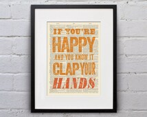 Unique hand clapping related items | Etsy