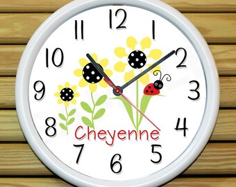 Ladybug clock | Etsy