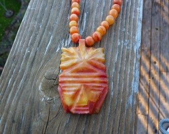 Orange soapstone | Etsy
