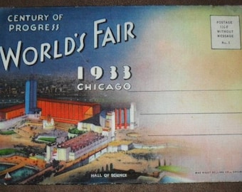 Worlds fair postcard | Etsy