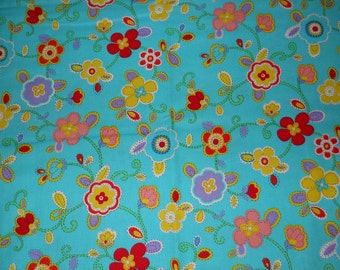 Popular items for turquoise fabric on Etsy