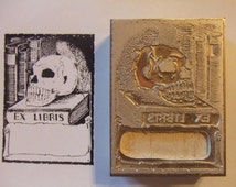 Unique ex libris bookplate related items | Etsy