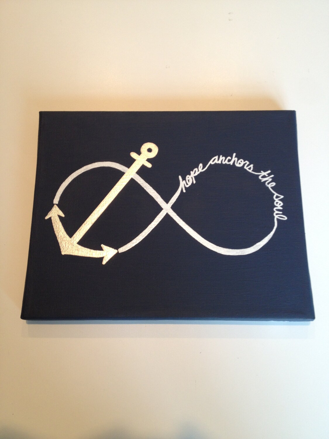 Cute Anchor Canvas Painting Ideas