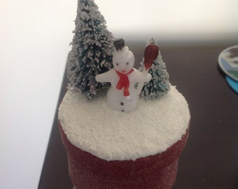 Popular items for snowman boxes on Etsy