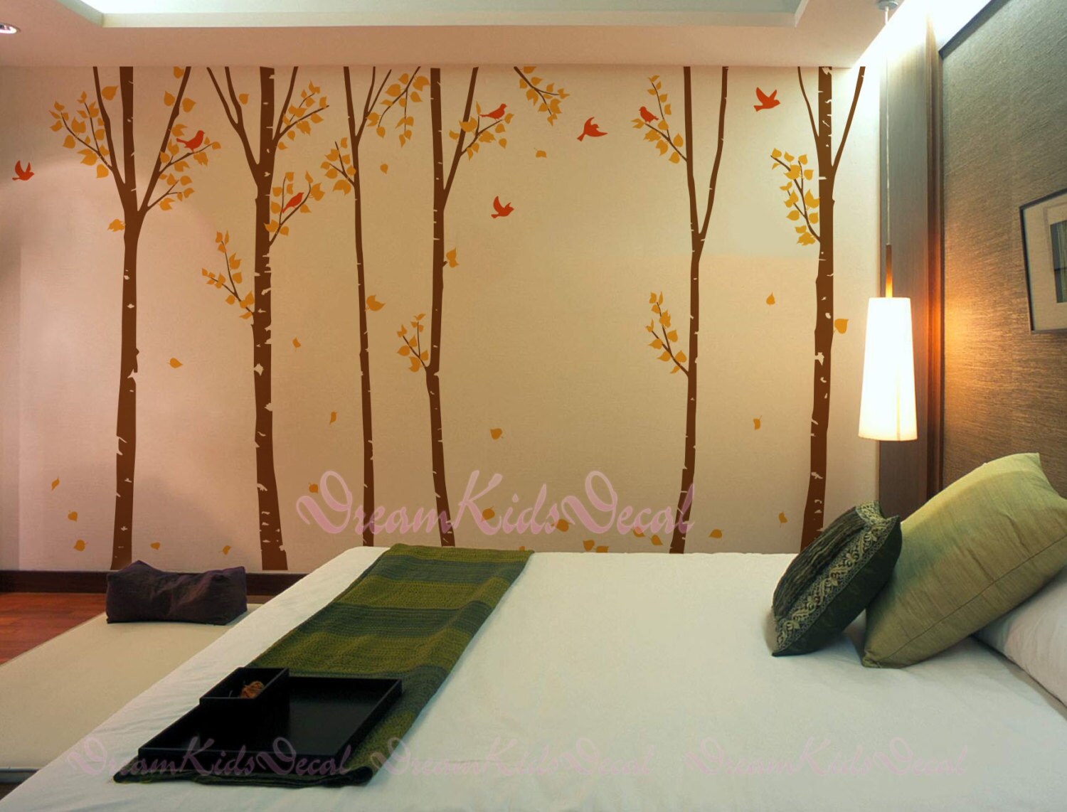 Birch trees decals:wall decals nature wall by DreamKidsDecal