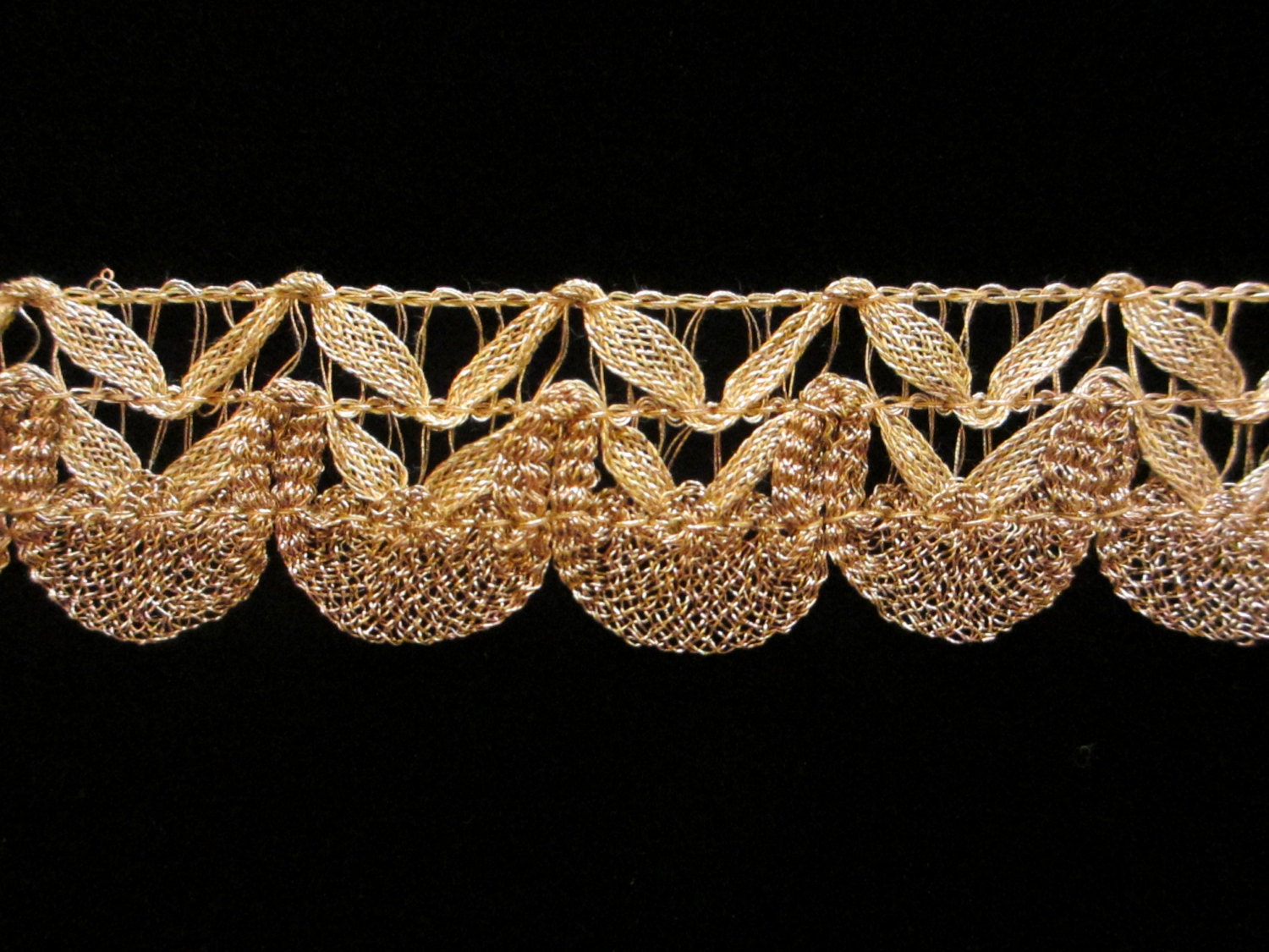 569 Metallic lace trim Baroque 1-1/4