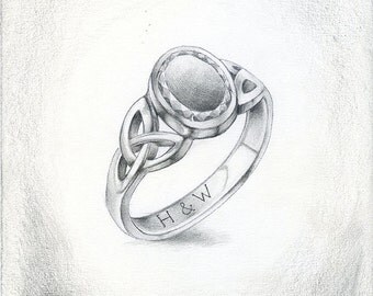 The magic ring - Original drawing