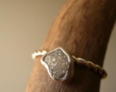 Handcrafted Raw Diamond & Rough Gem Jewelry by metalmorphoz