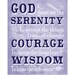 Serenity Prayer Digital Print Scripture Art by MyMiaMarie on Etsy