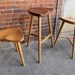 Stools made from sustainably sourced local hardwoods
