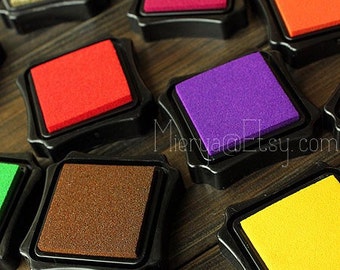 Ink Pad Set Stamp Ink Pad Ink Pad Stamp Pad 15 by mieryaw