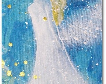 Abstract angel art | Etsy