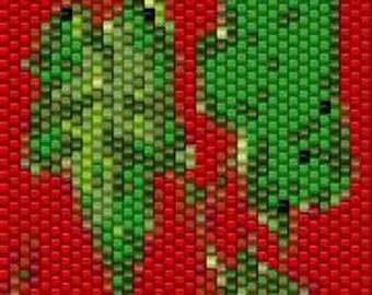 Peyote Stitch Pattern for Emerald Tree Boa by greendragon9 on Etsy