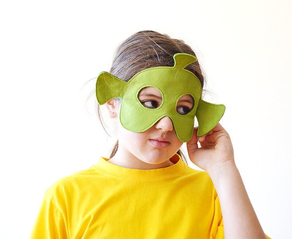 Martian Felt Children Mask Alien Kids Carnival Dress up