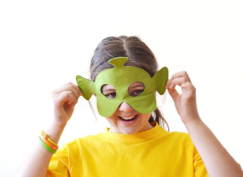 Martian Felt Children Mask Alien Kids Carnival Dress up