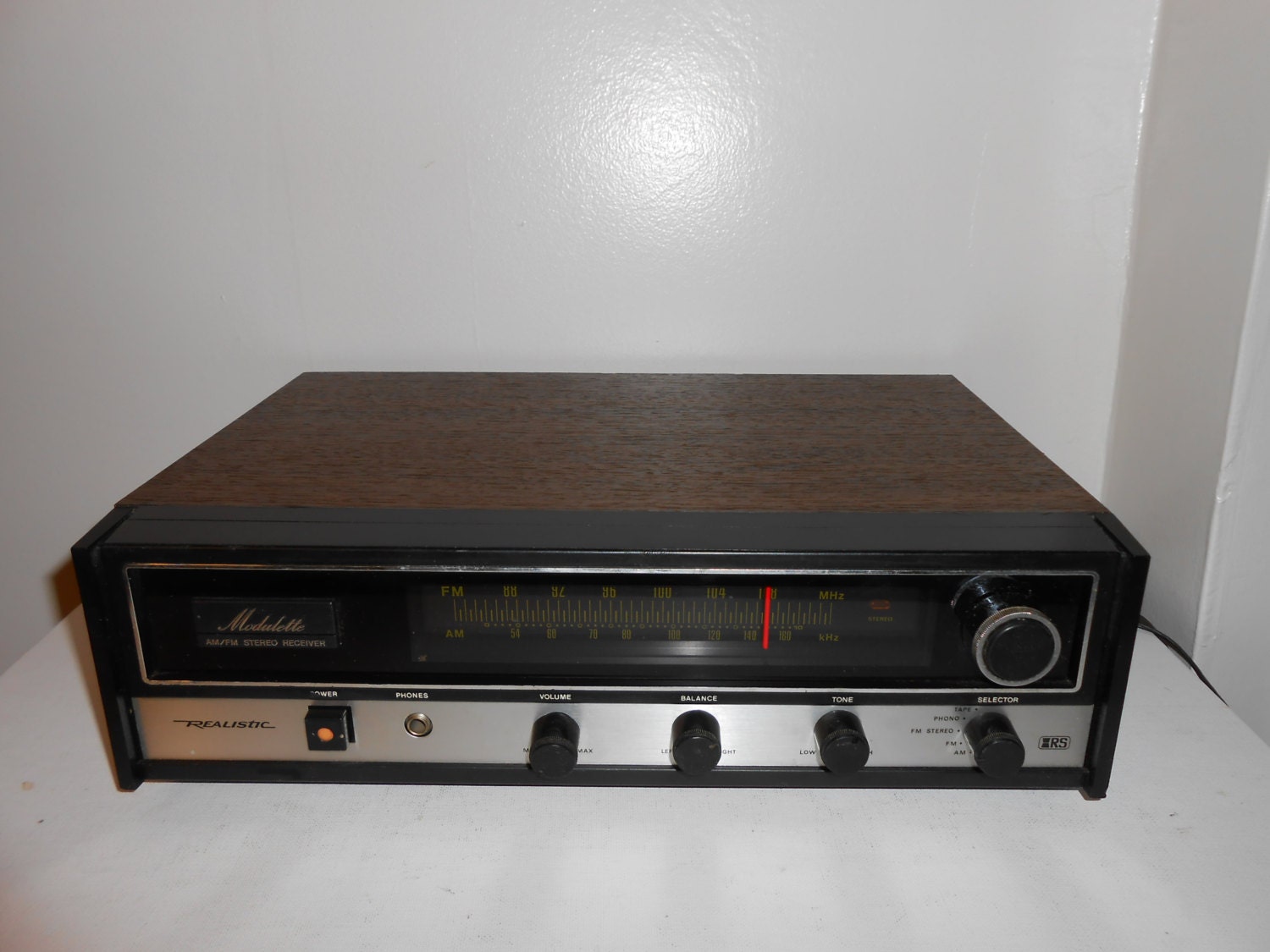 1970s Modulette Am/Fm Stereo Receiver by Realistic Model