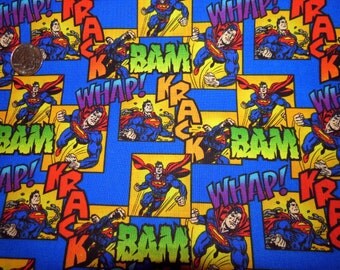 Superman Fabric, one yard, Superman, fabric, superheros, superhero ...