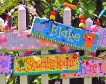 Popular items for kids personalized name signs on Etsy
