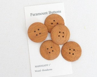 Wood sweater buttons | Etsy