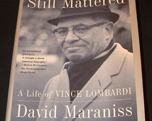 When Pride Still Mattered....A Life of Vince Lombardi Book