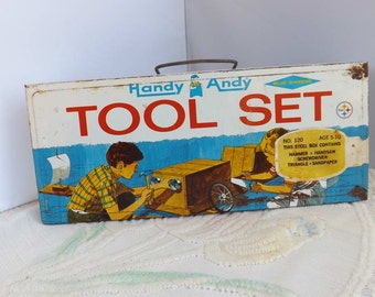 Popular items for handy andy tool box on Etsy