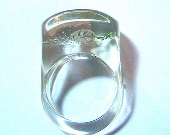 Popular items for clear lucite ring on Etsy