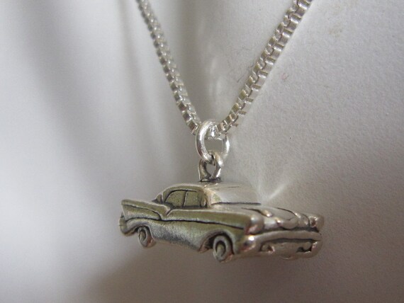 Solid Sterling Silver 1957 Chevy Charm Sterling Silver