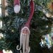 4 Curly Fork Santa Claus Painted Christmas Ornament