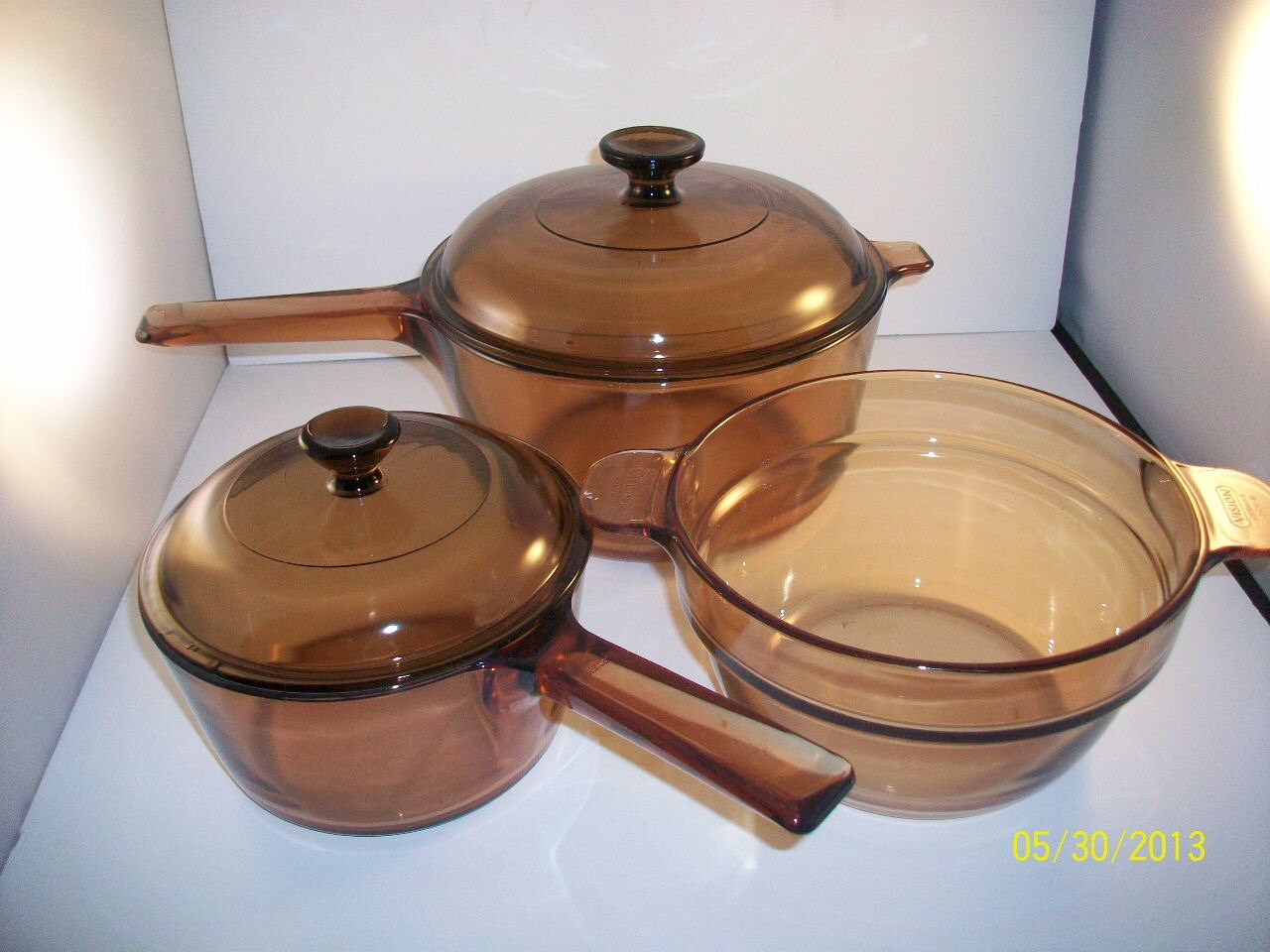 Vintage Visions Cookware by Corning Ware 5 pc Set by ikolekt4U