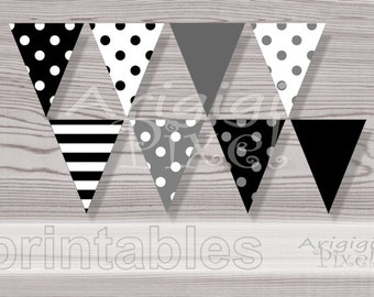 Polka dot bunting | Etsy