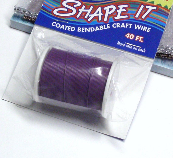 Coated Bendable Craft Wire 24 Ga x 40' by BeadsFromHaven on Etsy