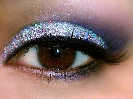 Silver Glitter Eyeshadow