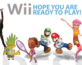 Popular items for wii party on Etsy