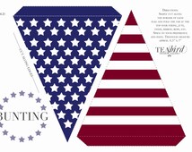 Popular items for patriotic bunting on Etsy