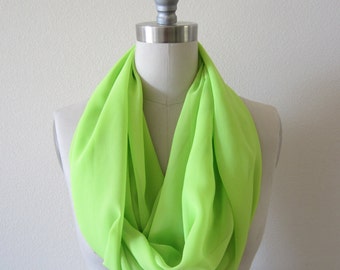 Popular items for neon green scarf on Etsy
