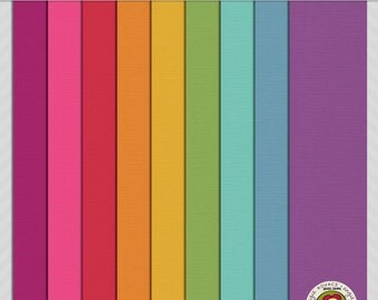 SALE 100 cardstock digital paper rainbow cardstock texture