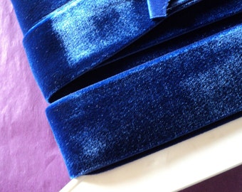 Sapphire blue ribbon | Etsy