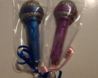 Chocolate microphone | Etsy