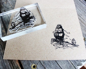 Popular items for boat rubber stamp on Etsy