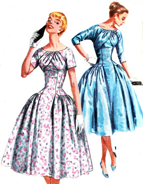 1950s Prom Dress Pattern