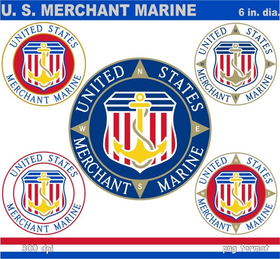Digital Clipart U.S. Merchant Marine Emblem 5 PNG