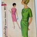 Vintage Pattern 1960s simplicity 4273 Sewing Dress Two piece