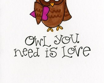 Owl you need is love | Etsy