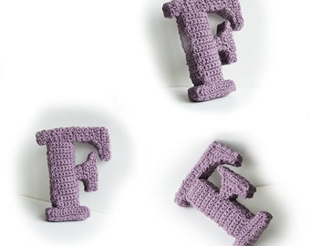 Complete 3D Alphabet Crochet Pattern Letter Crochet Pattern