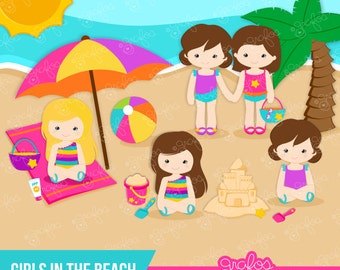 Popular items for clipart beach on Etsy