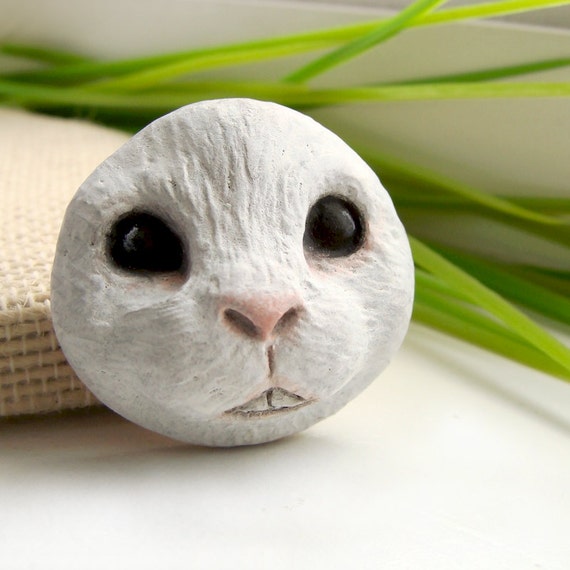 Bucktooth Bunny White Easter Rabbit Teeth Spring Animal