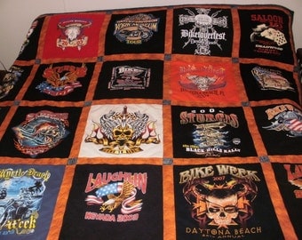 Motorcycle quilt | Etsy