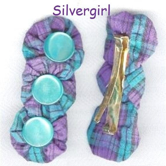 Hand Created Large Colorful Hair Spring Clips Choose