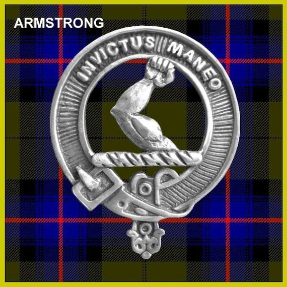 Armstrong Clan Crest Scottish Cap Badge CB02