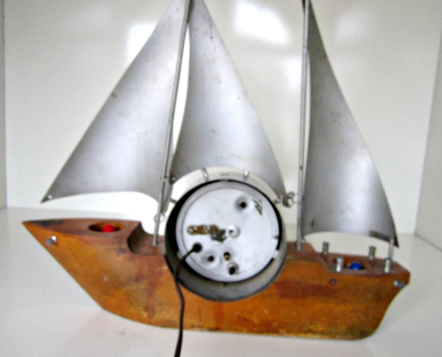 Vintage Yankee Clipper Ship Clock Sailing by nanascottagehouse